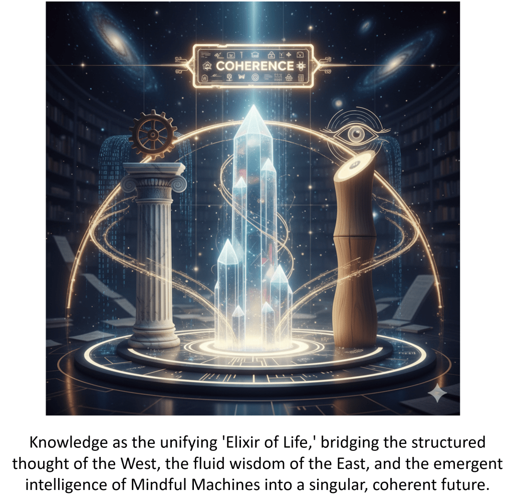 Knowledge as the Elixir of Life: Reconciling Eastern and Western Philosophies through Mindful ...